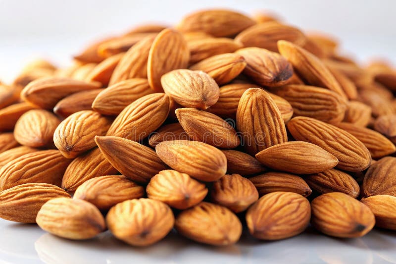 A Stunning CloseUp of a Mountain of Roasted Almonds a Visual Feast for ...