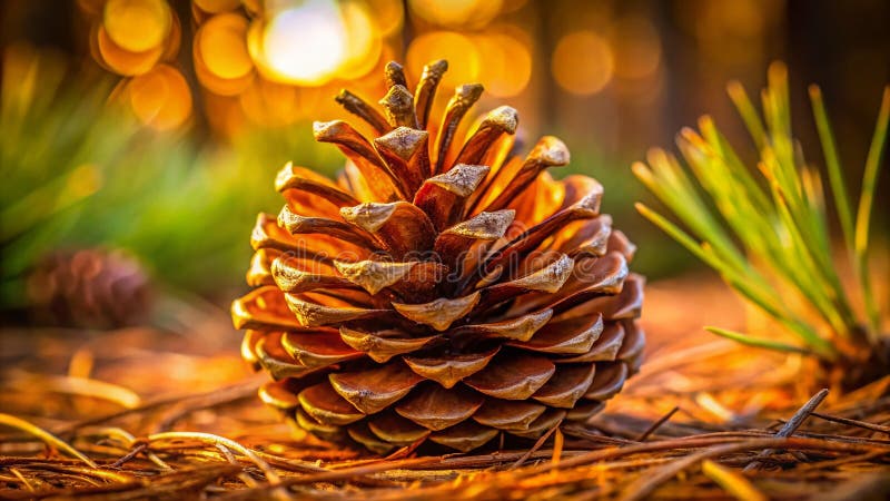 A Stunning CloseUp of a Pine Cone Exploring Natures Detailed Design ...