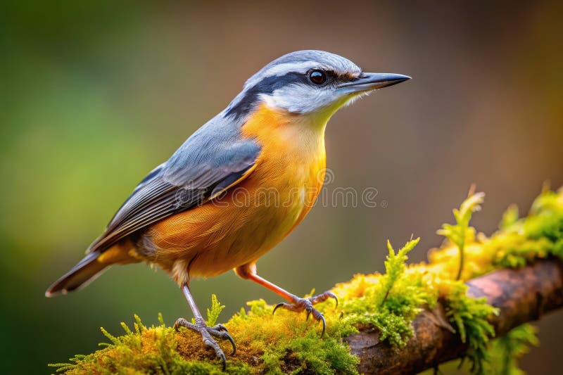 Stunning CloseUp Portrait of a Eurasian Nuthatch Detailed Feather ...