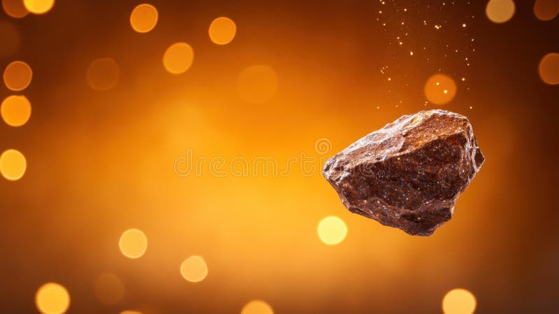A Stunning Closeup of a Rugged Meteorite, Showcasing Its Unique Texture ...