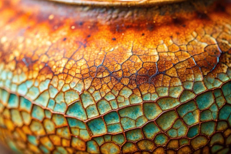 Stunning CloseUp of Rustic Brown Cracked Ceramic Texture Ideal for ...