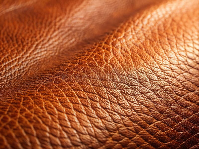 Stunning CloseUp of Rustic Brown Leather Texture a HighQuality ...