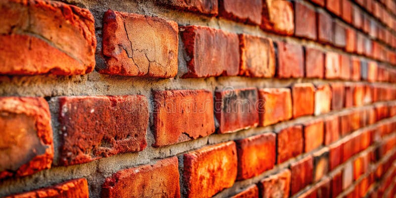 Stunning CloseUp of a Rustic Red Brick Wall a Rich Texture for Design ...