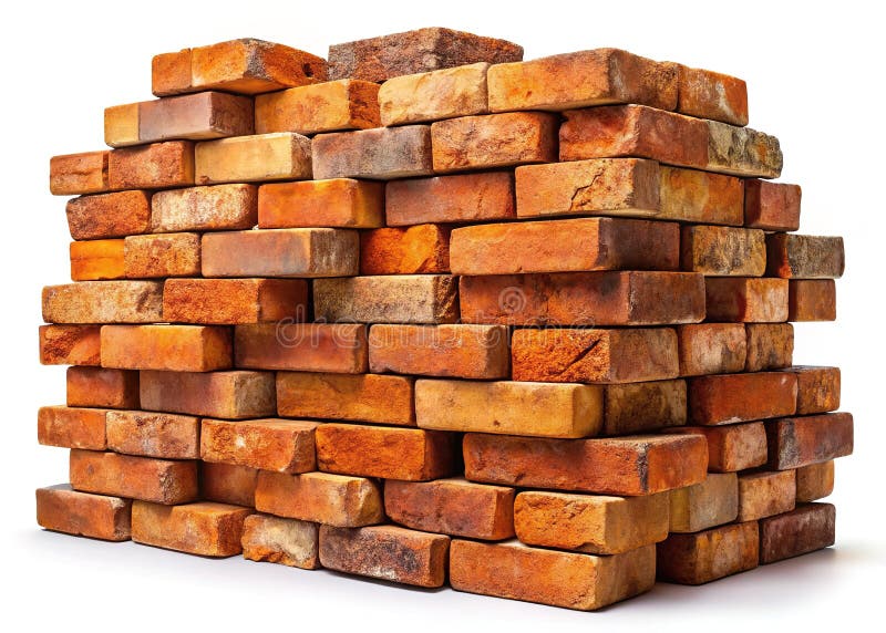 Stunning CloseUp of Weathered Brick Stack a Rich Texture for ...