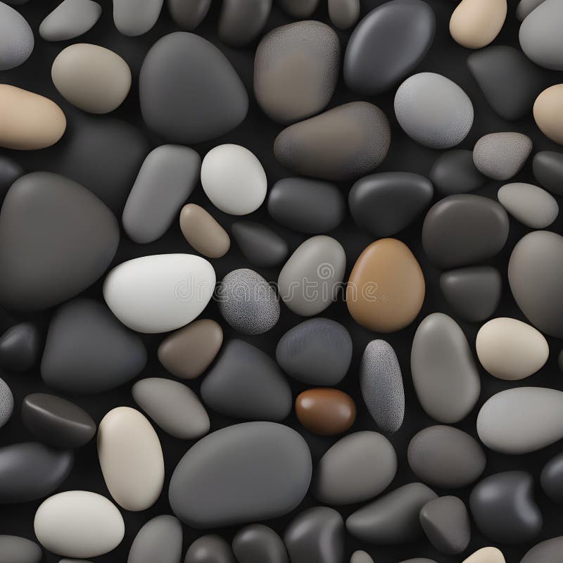 Bunch of Rocks Grouped Together Stock Illustration - Illustration of ...