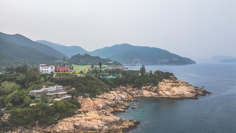 The Stunning Coastline with Shek O in Hong Kong March 29 2024 Editorial ...