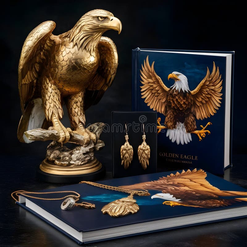 A Stunning Collection of Golden Eagle Illustration Stock Illustration ...