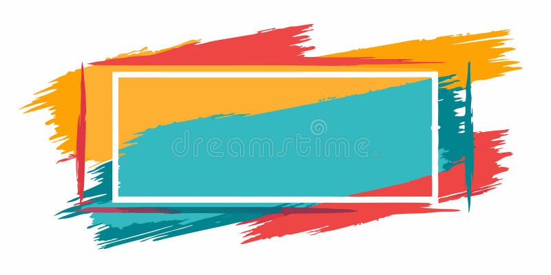 Hand-Drawn Brushstroke Frame Set – Artistic Vector Collection Stock ...