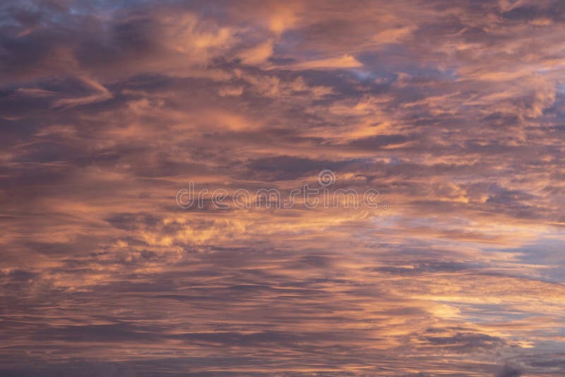 Stunning Colorful Vibrant Sunset Sky for Use As Background or Element ...