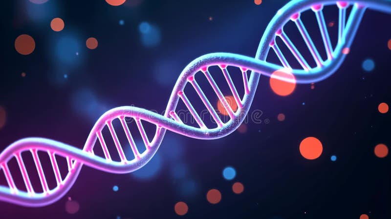 Stunning Visualization of DNA with Colorful Light and Dynamic Abstract ...