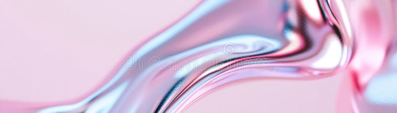 A Stunning Composition Featuring Futuristic Liquid Chrome Textures and ...