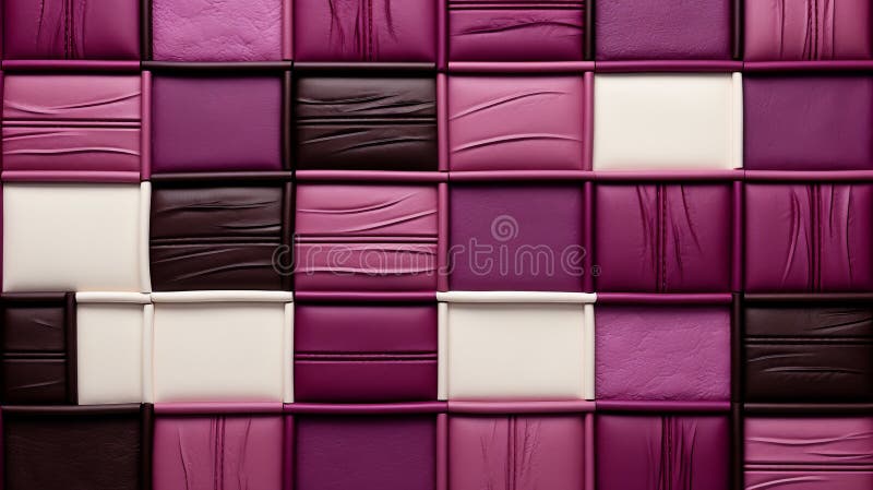 Stunning Composition. Vibrant Checkered Sheet of White Paper with ...