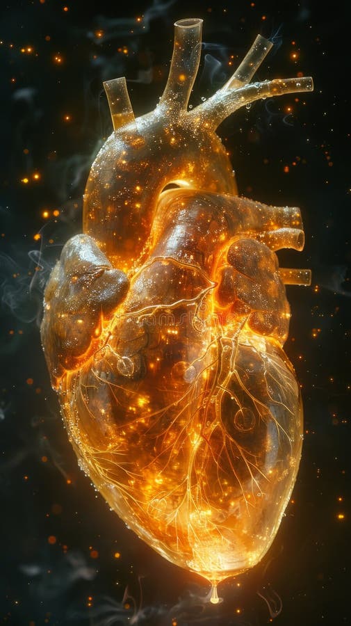 A Stunning Computer-generated Depiction of a Human Heart, Pulsating and ...