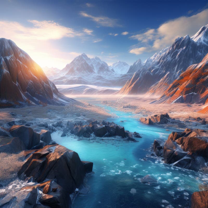 Stunning Computer Generated Image Stock Illustrations – 1,714 Stunning ...