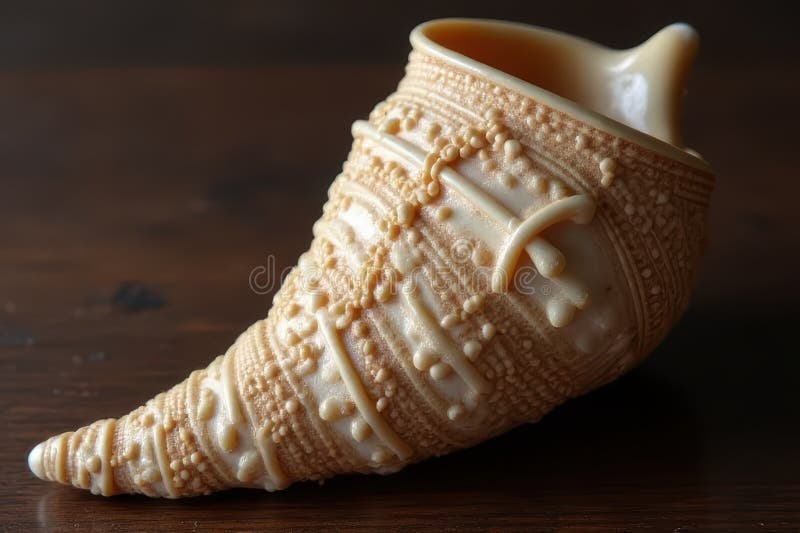 Awe-Inspiring Conch Shell Musical Device Stock Illustration ...