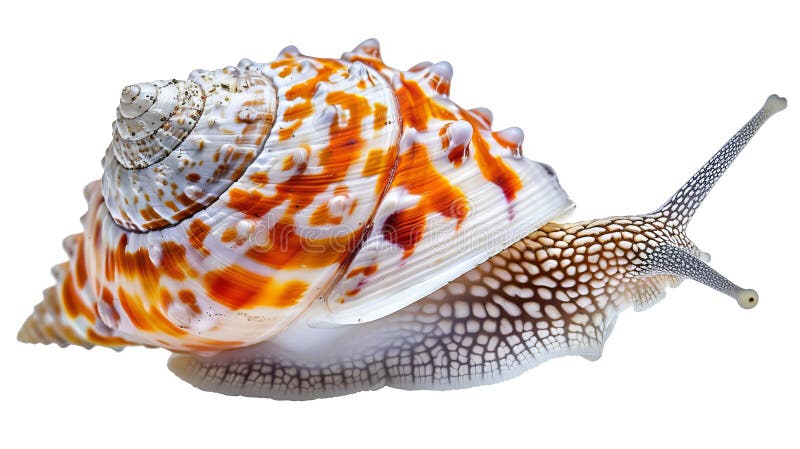 A Stunning Cone Snail Exhibits a Beautiful Array of Geometric Patterns ...