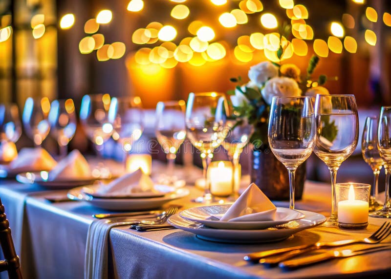 A Stunning Corporate Dinner Event Formal Table Setting Perfect for ...