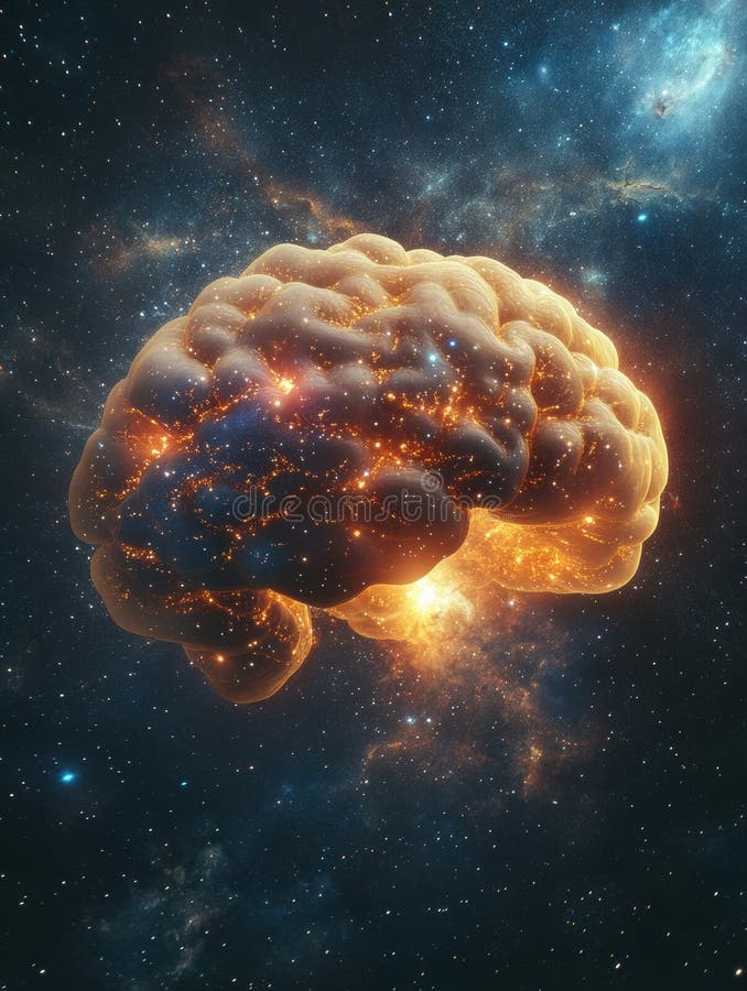 A Stunning Cosmic Brain Creates a Mesmerizing Display with Glowing ...