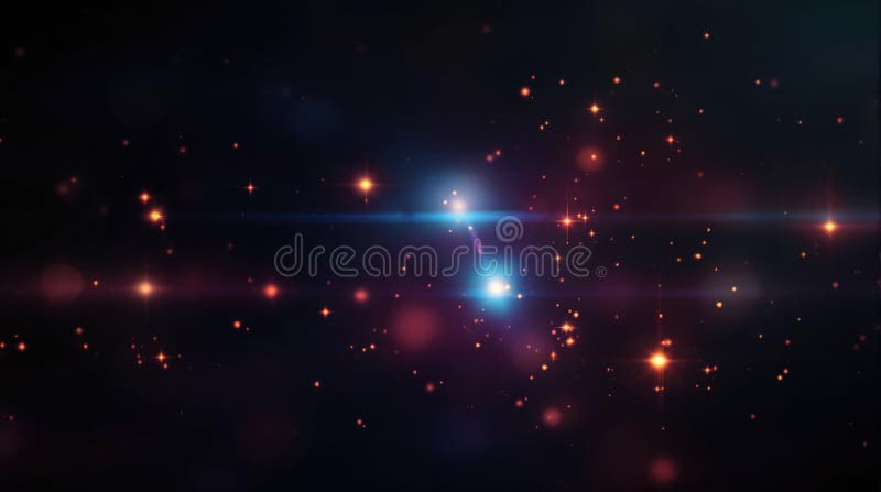 Stunning Cosmic Display Showcasing Vibrant Stars and Bright Celestial ...