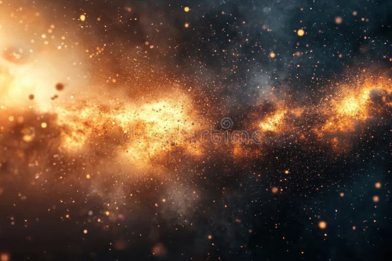 Stunning Cosmic Explosion Illuminated by Bright Celestial Dust and ...