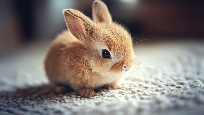 The Cutest Baby Bunny Ever (Adorable!) Stock Illustration ...