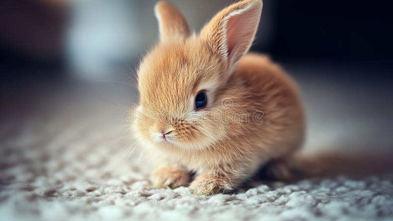 The Cutest Baby Bunny Ever (Adorable!) Stock Illustration ...