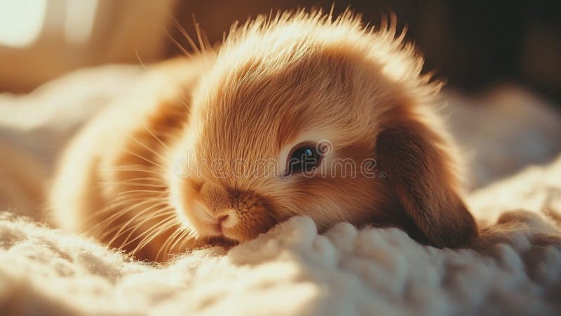 The Cutest Baby Bunny Ever (Adorable!) Stock Illustration ...