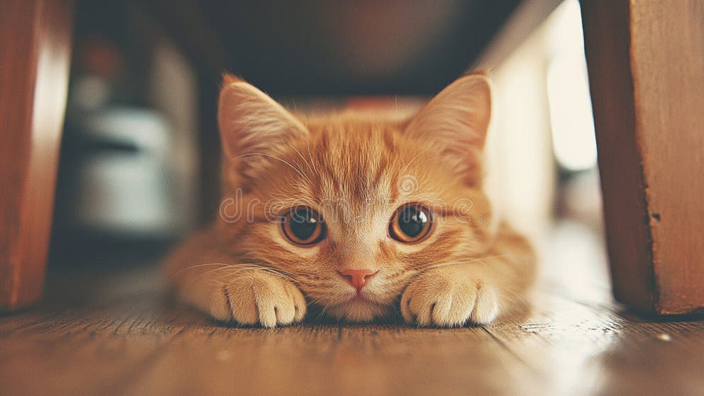 Cat Under Table Stock Illustrations – 248 Cat Under Table Stock ...