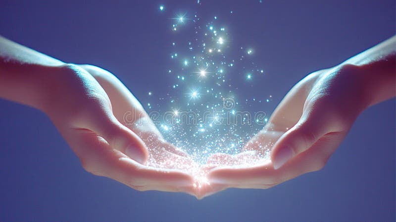 Practicing Reiki and Spiritual Energy Healing with Magical Hands ...