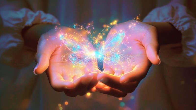 Cosmic Hands Emitting a Mysterious Cosmic Power and Spiritual Energy ...