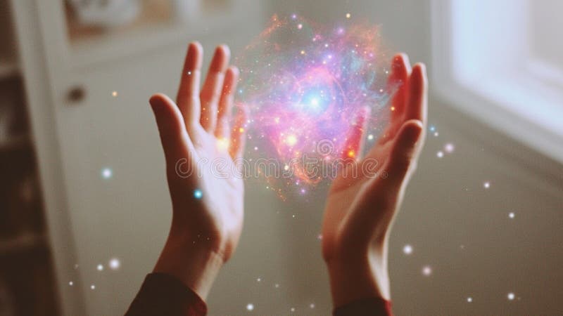Cosmic Hands Emitting a Mysterious Cosmic Power and Spiritual Energy ...