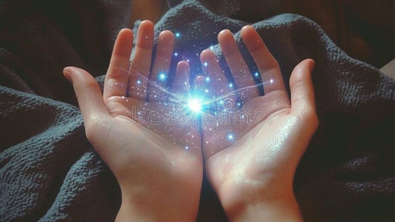 Practicing Reiki and Spiritual Energy Healing with Magical Hands ...