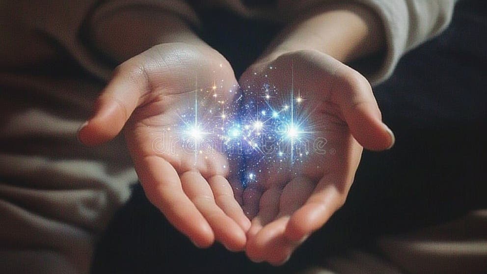 Practicing Reiki and Spiritual Energy Healing with Magical Hands ...