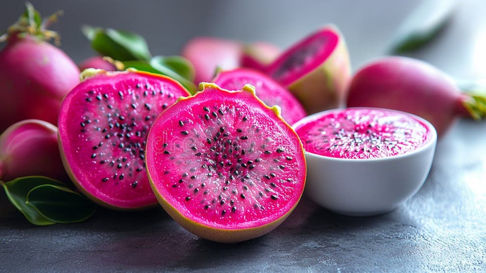 Fresh, Healthy, Nutritious, Flavorful, Sweet and Delicious Pink Pitaya ...