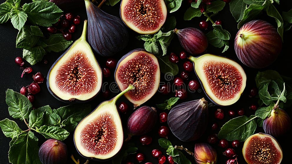 Fresh, Healthy, Nutritious, Flavorful, Sweet and Delicious Figs Fruit ...