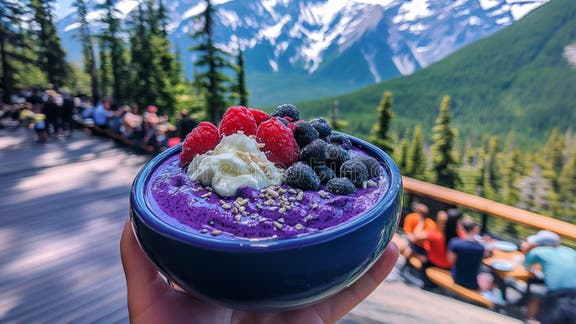 Delicious, Healthy, Antioxidant Rich Açaí Bowl with Granola, Nuts ...