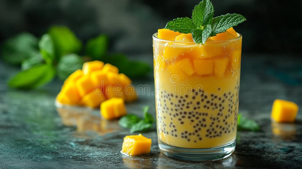 Homemade, Healthy, Nutritious, Vegan, Delicious, Creamy Mango Chia ...