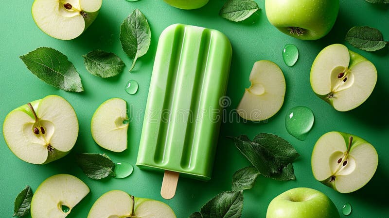 Delicious, Refreshing, Happy and Fun Fruity Green Apple Popsicles ...