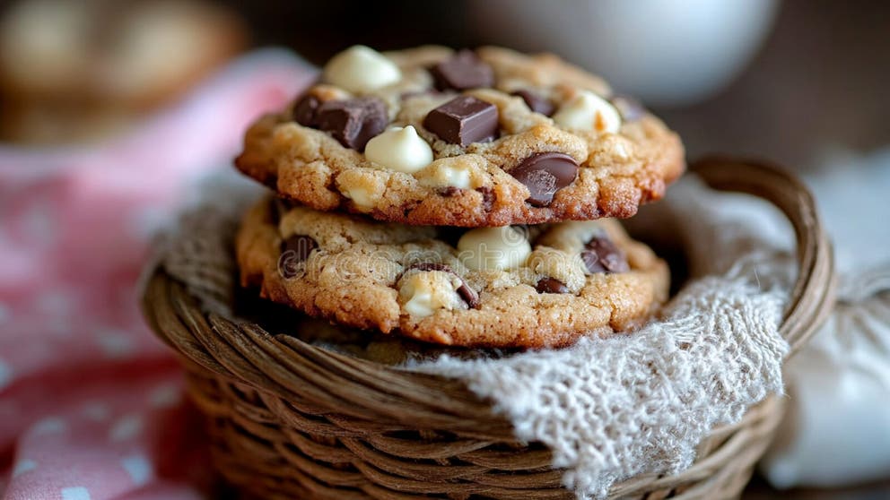 Homemade, Soft, Chewy and Buttery Grandma Chocolate Chip Cookies with Chocolate and Peanut ...