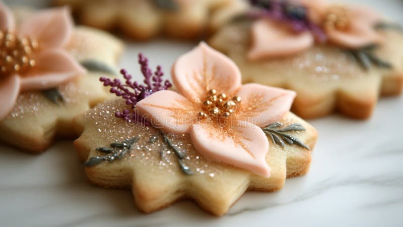 Beautiful, Buttery, Hard Sugar Cookies with Delicate Icing Decorated ...