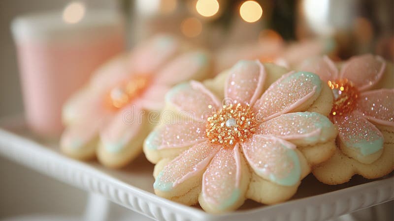 Beautiful, Buttery, Hard Sugar Cookies with Delicate Icing Decorated ...