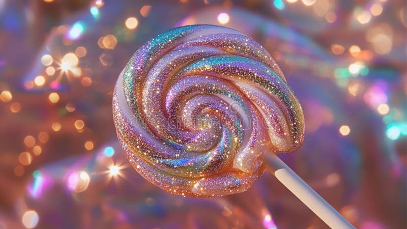 Fun, Glittery, Shimmery, Sparkly and Kids Sugary Lollipop Candy Stock ...