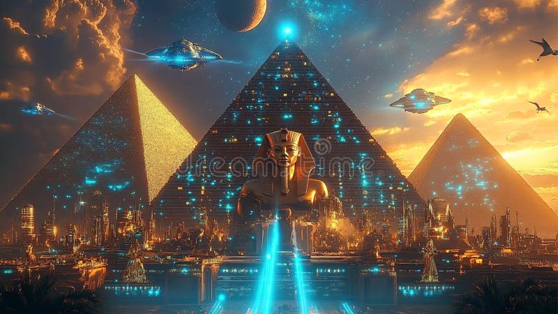 Advanced High Tech Egyptian Atlantis Lemuria ET Civilization Pyramids ...