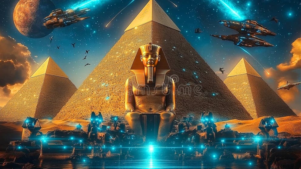 Advanced High Tech Egyptian Atlantis Lemuria ET Civilization Pyramids ...