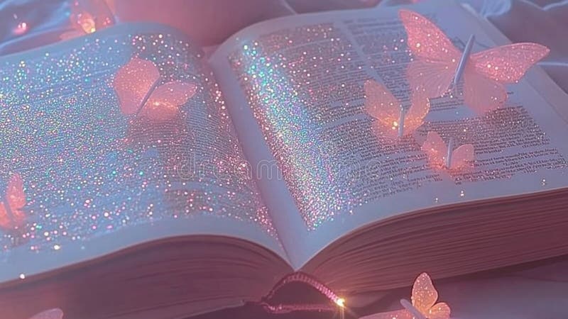 Magic Religious Occult Oracle Esoteric Book with Glitter Pink ...