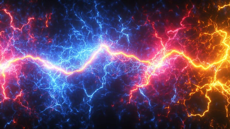 Wave of Electricity Electric Energy Power Wave Electromagnetic Voltage ...