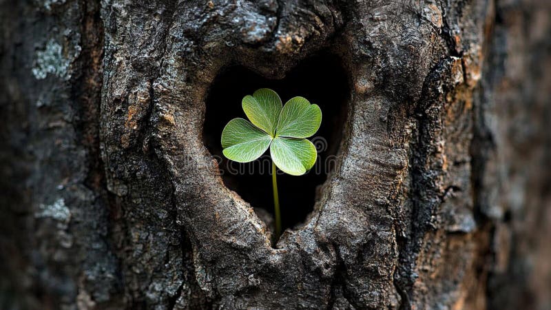 A Lucky Four Leaf Clover (Luck, Blessing, Prosperity, Abundance, Good ...