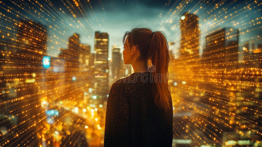 A Clairvoyant Psychic Woman Using Her Extrasensory Intuition, Sixth ...