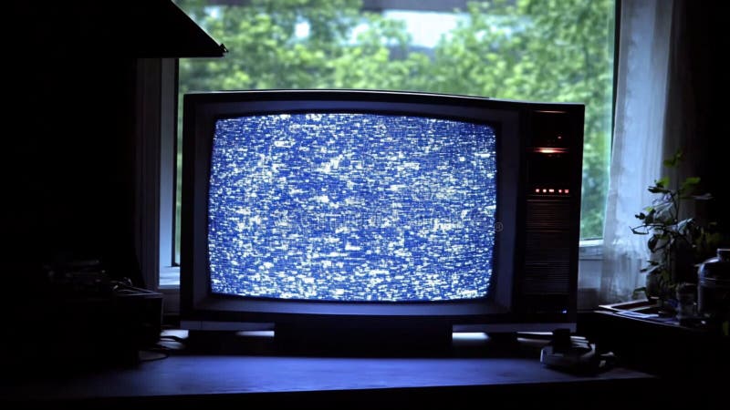 Squared Cubical Boxed Broken Malfunctioning TV Glitch No Signal (Mind ...