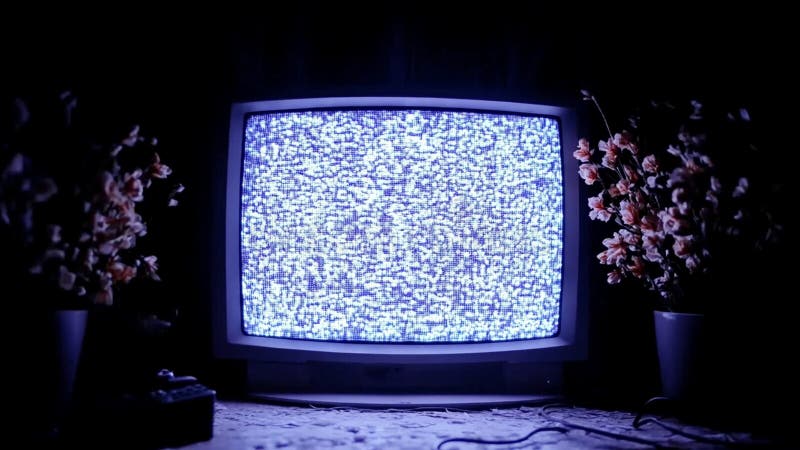 Squared Cubical Boxed Broken Malfunctioning TV Glitch No Signal (Mind Control, Brainwashing ...